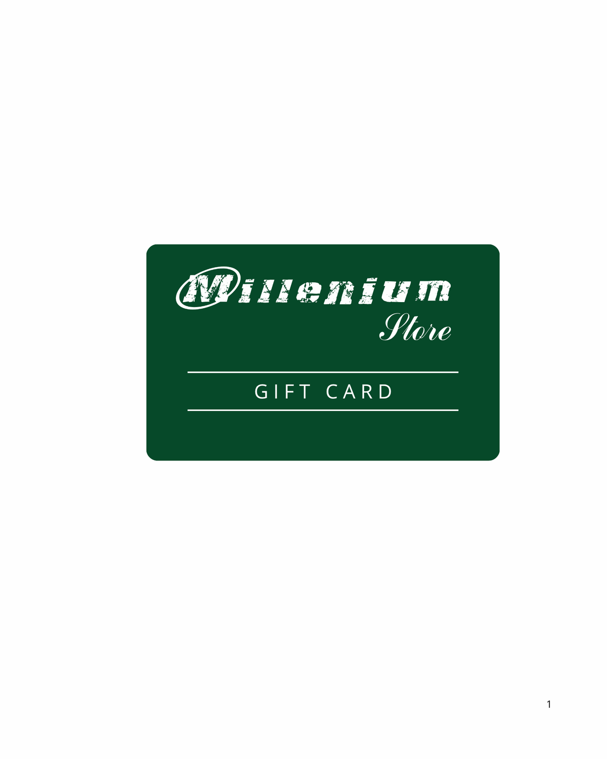 Gift Card – MILLENIUM STORE